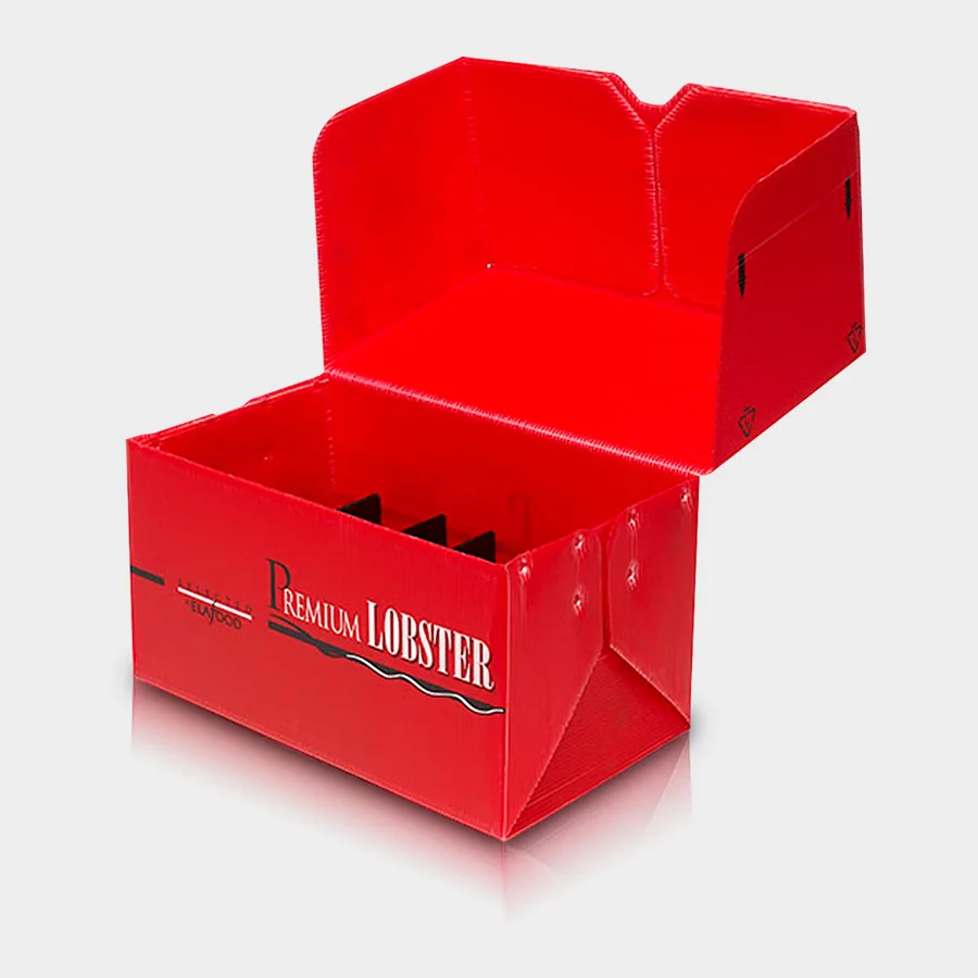 Plastic Boxes Logistics Packaging Recyclable Plain Pattern Mixed Color ...