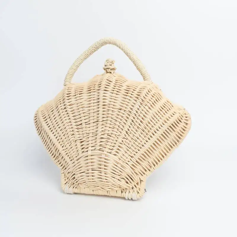 Kids Castle Play House Toys Rattan Storage Basket Bag Handmade ...