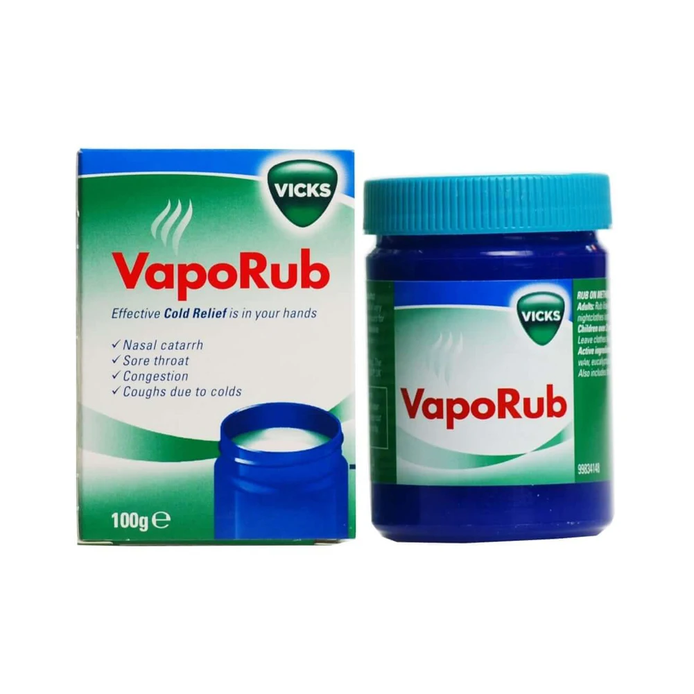 Vicks Vaporub Inhaler Babyrub Cough Drops Vapopads Soothing Menthol ...