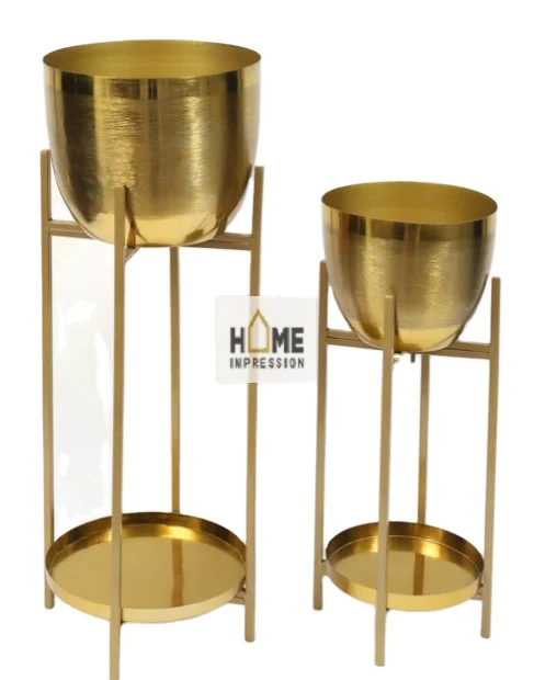 Luxury Decorative Stand Planters Designer Classic Metal Planters ...
