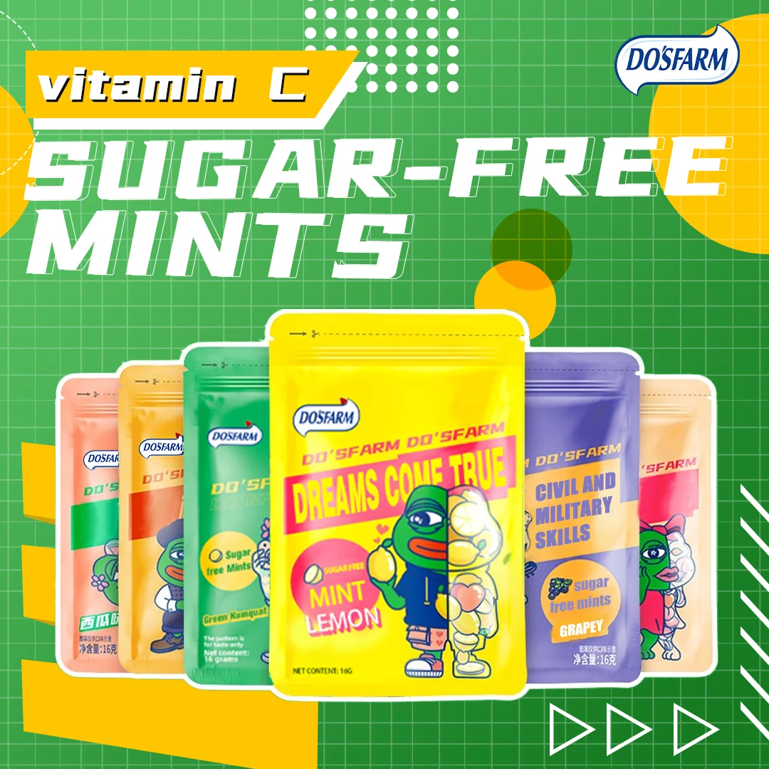 DOSFARM Custom Mints - Enjoy Sugar-Free Candy in Bulk