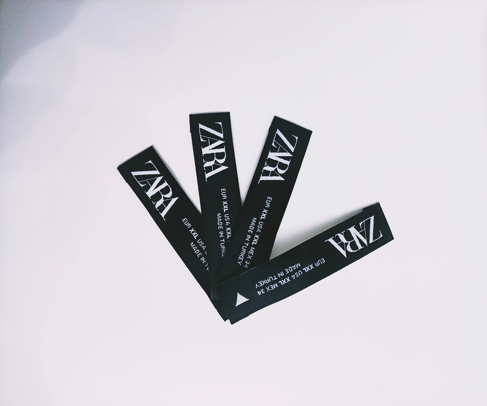 Fashion Free Sample New Design Woven Private White Labels Clothing ...