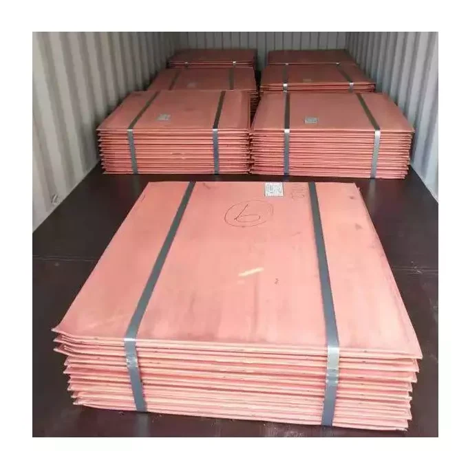 High Purity 99.99% Copper Cathode High Purity Electrolytic Copper ...