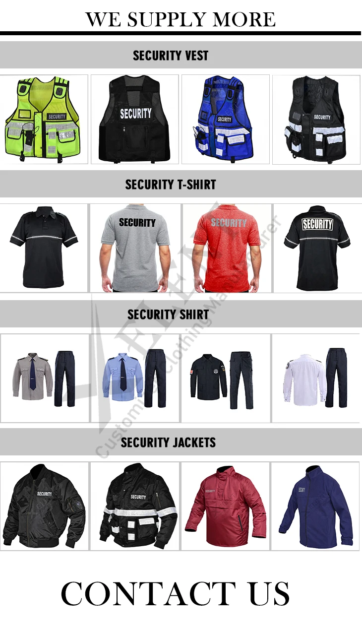 Choosing the Best Security Guard Uniform Jacket for Optimal Protection ...