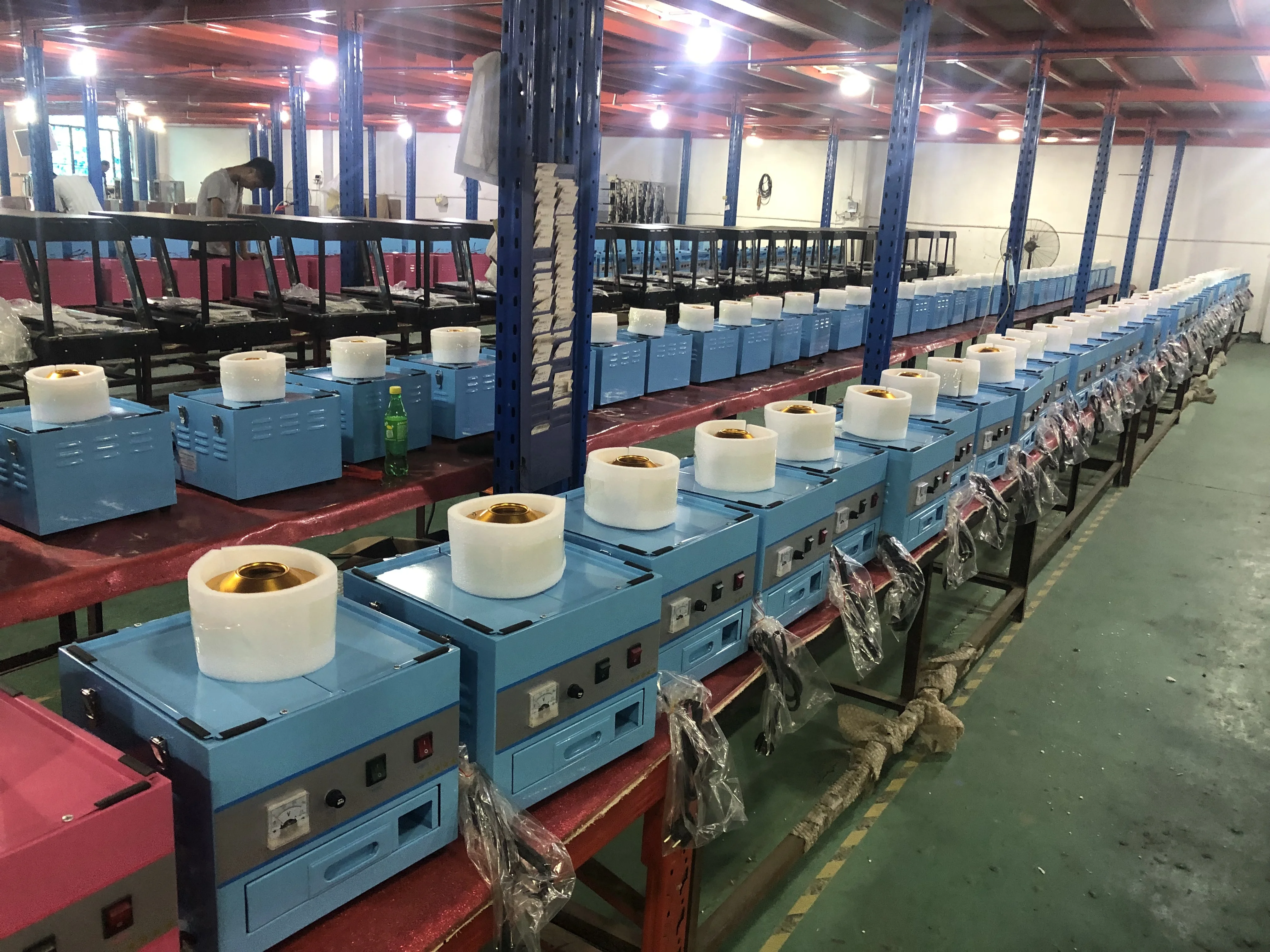 Vertical Gas Four-eye Pot Stove With Cabinet Base Commercial 4-burner ...