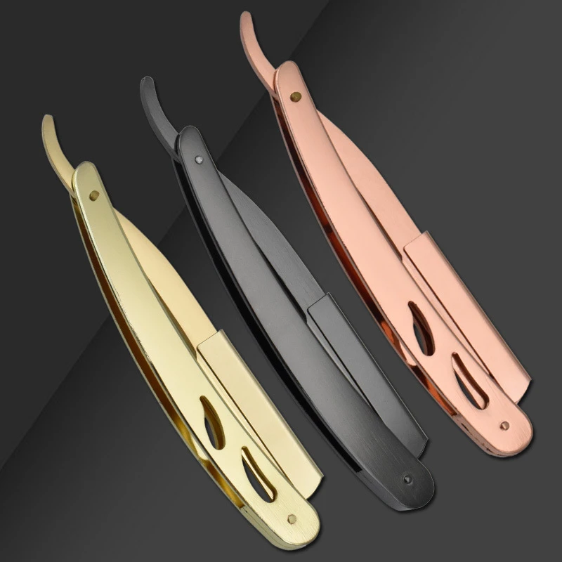 Professional Close Shaving Men's Manual Shaver Disposable Blade Barber ...