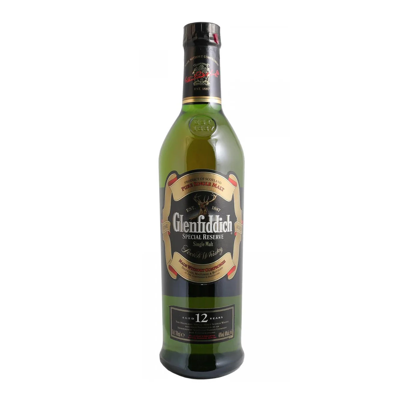 Glenfiddich 12 Year Old 750 Ml Red Label Whisky 750 Ml Black Label Whisky Bottles - Buy ...
