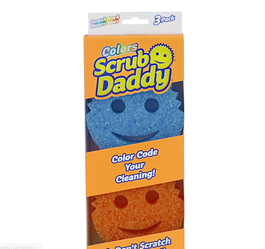 Scrub Big Effective Kitchen Cleaning Happy Smile Sponge For Household ...