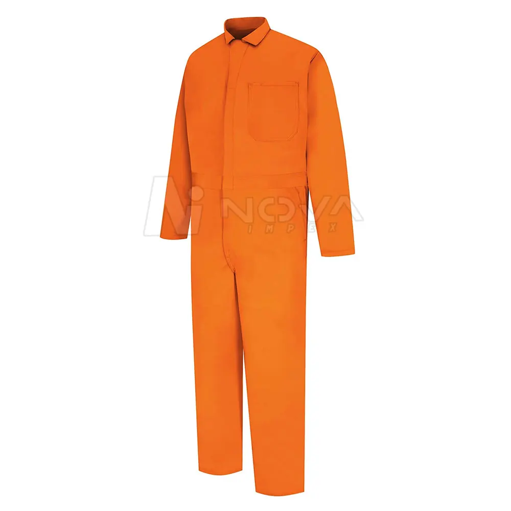 Full Body Safety Coverall Suit Breathable Working Overalls Working ...