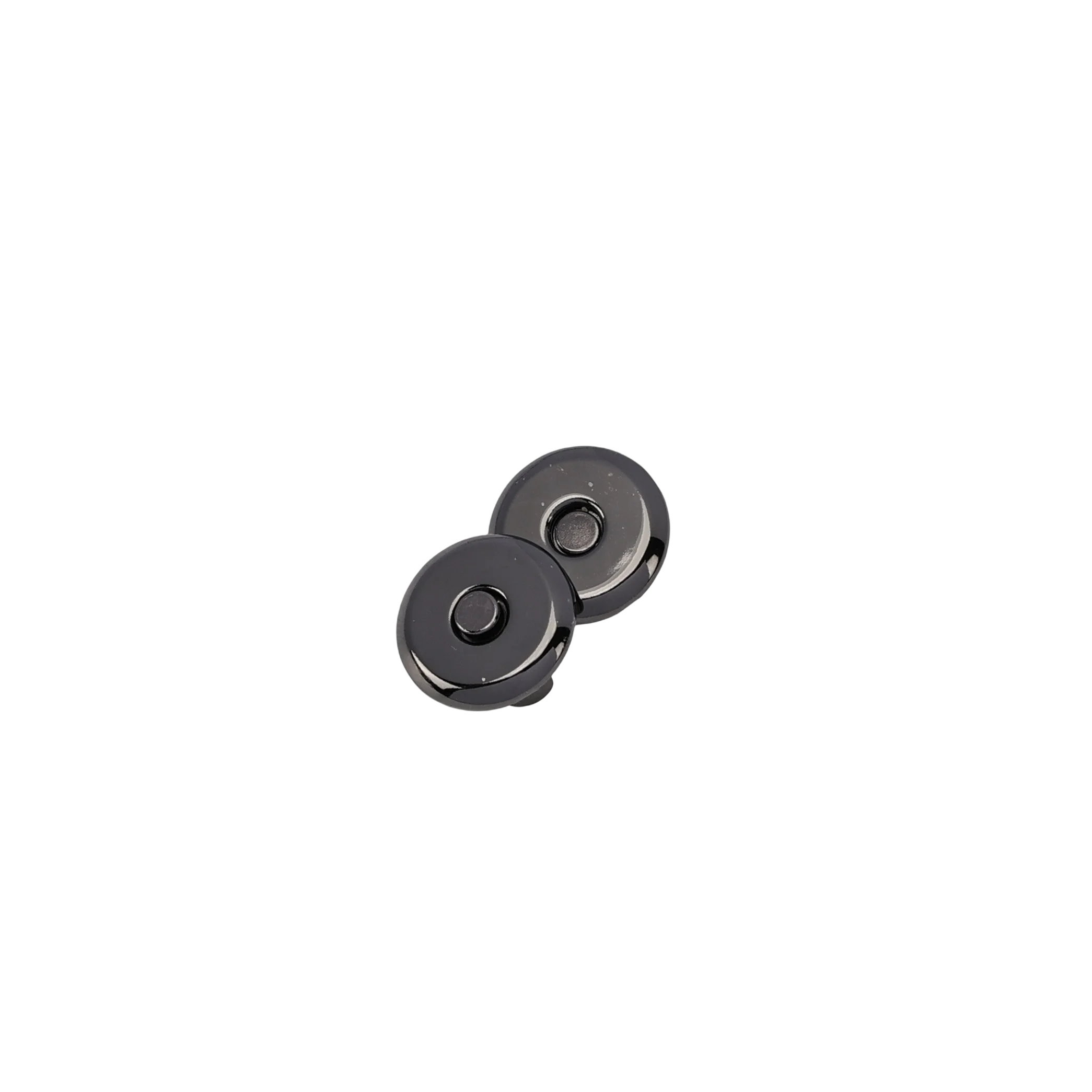 Made In Japan Magnetic Hook Button Insert 14 Mm Metal Black Nickle ...