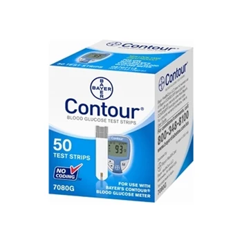 Bayer Contour Test Strip 100 Blood Glucose Diabetes Test Strips - Buy ...