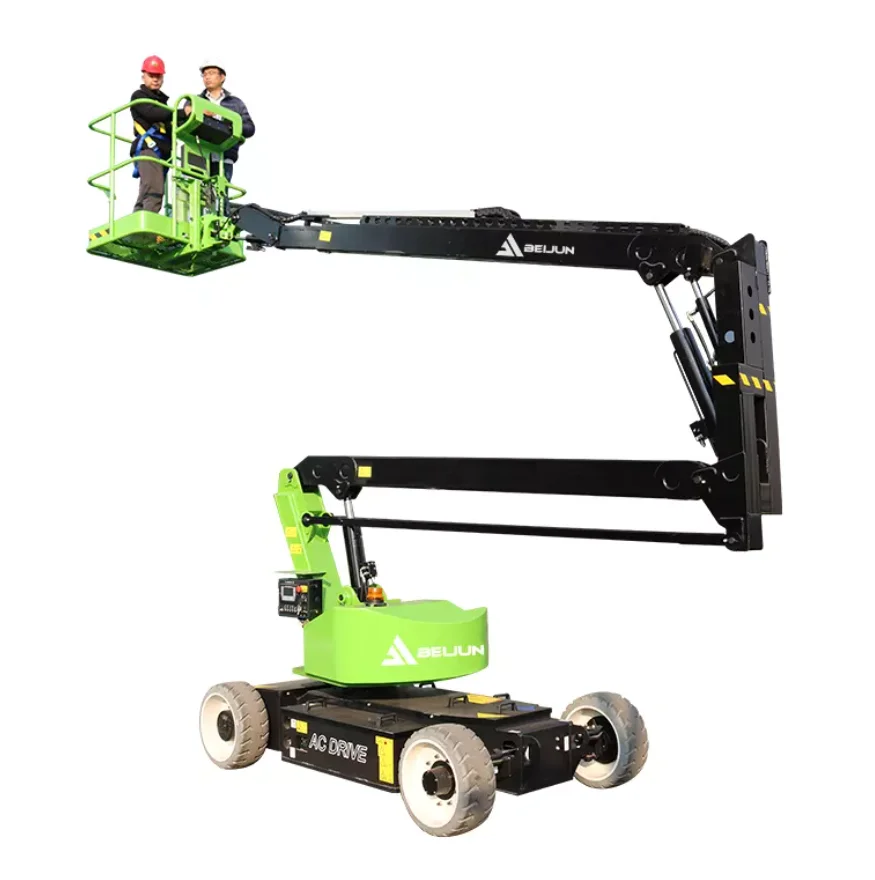 Portable Lifter Telescoping Mobile Cherry Picker Aerial Work Platform ...