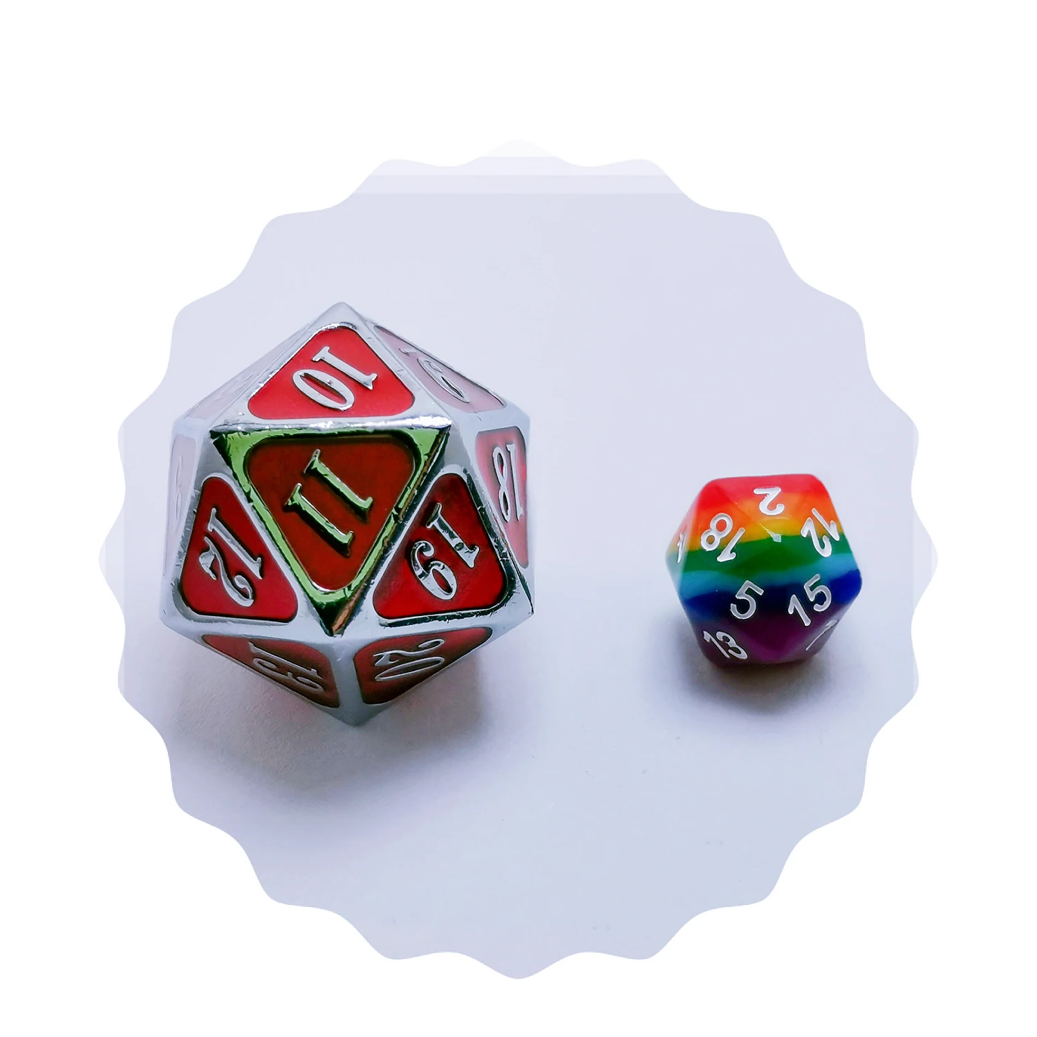 Role Playing Dice 40mm Giant Custom 20 Sided Rpg Dice,Metal D20 Dice ...