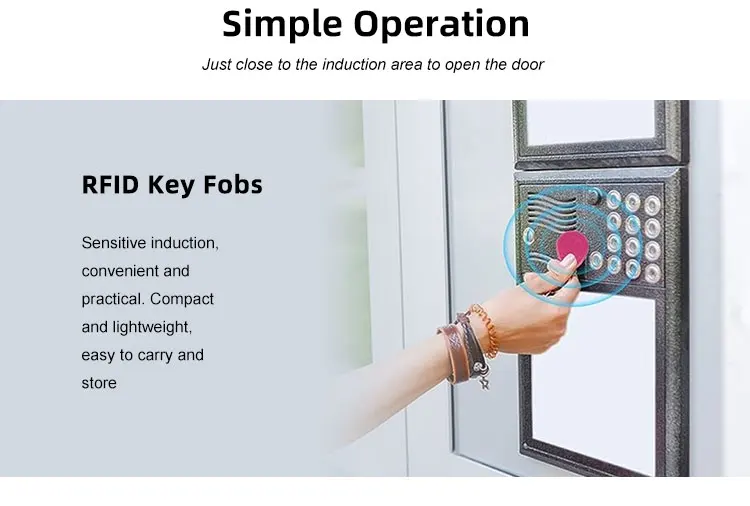 Keyfob Rfid Tag Digital Access Control Card Keyfob Hitag Mifare Desfire ...