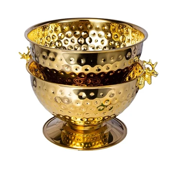 Factory Wholesale Double Wine Large Wall Insulated Stainless Steel Ice ...