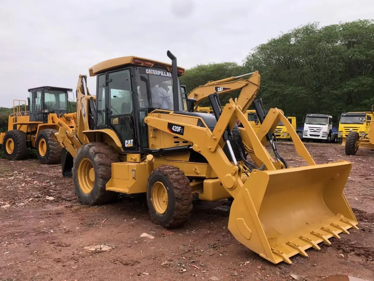 Used Backhoe Loader Cat 416 Cat420f Cat430 4x4 Wheel 20 Ton Backhoe ...