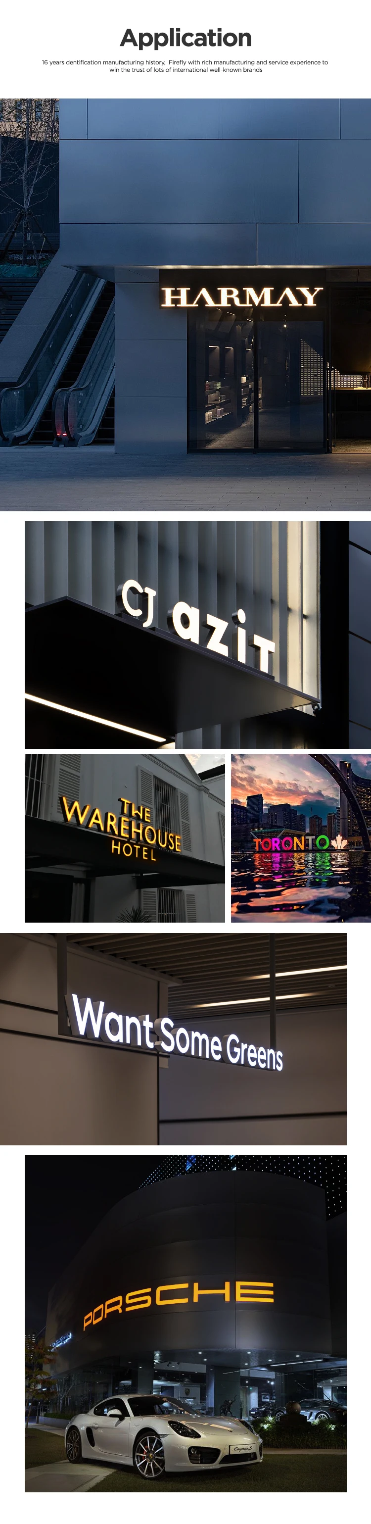 Custom Outdoor Business Signage Metal Logo 3d Acrylic Letter Backlit ...