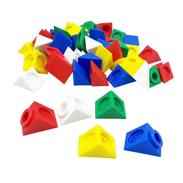 50 Pcs 2cm Of Isosceles Triangles Math Link Cubes - Buy Math Link Cubes ...