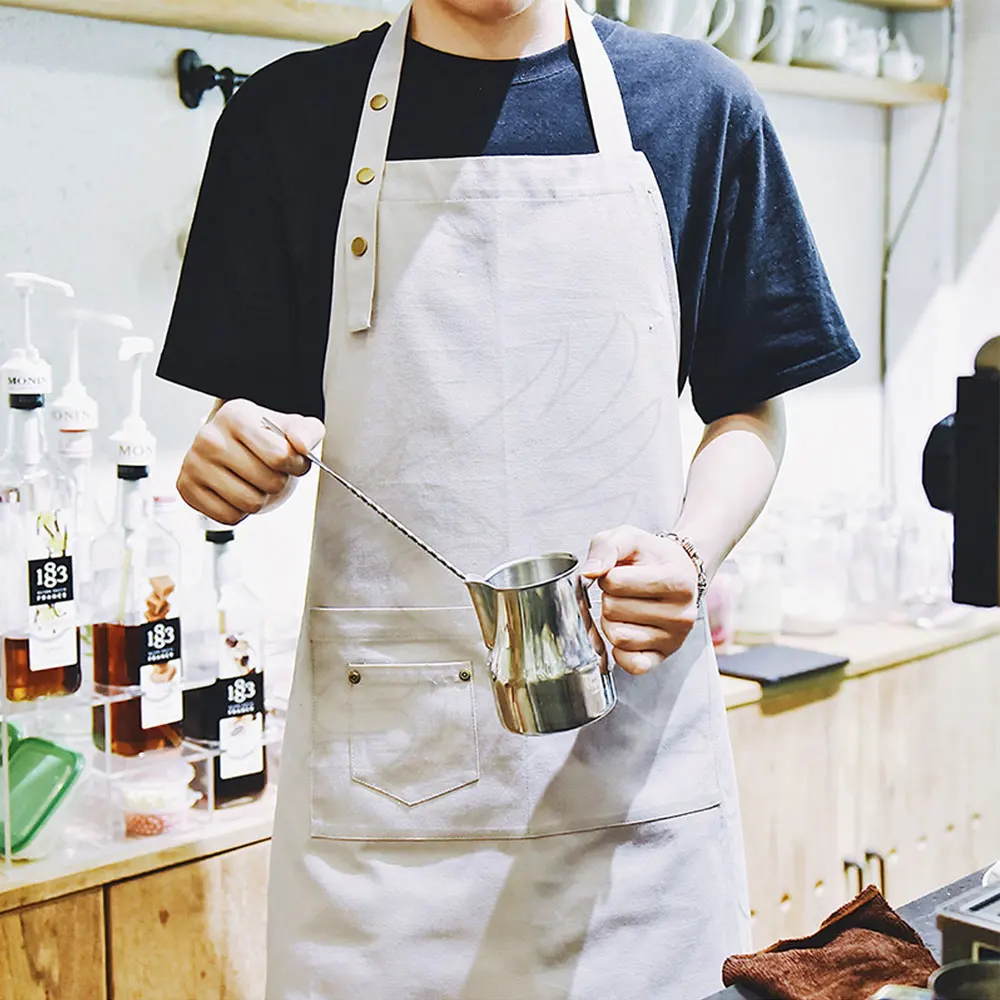 High Quality Latest Design Apron New Custom Cotton Fabric House Keep ...