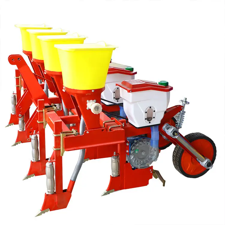 High Precision Seedling Planting Machine - 4 Rows Tractor Maize Planter
