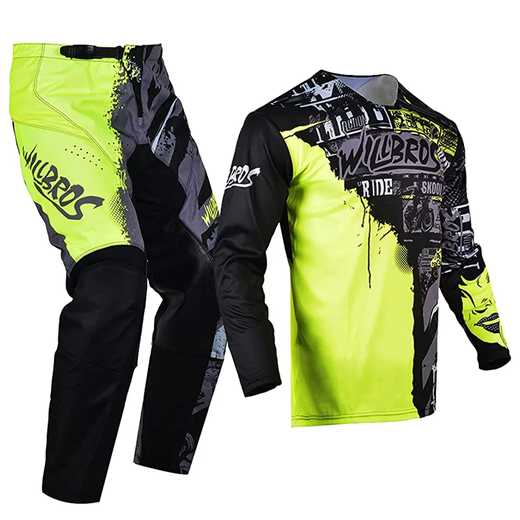 Custom Motocross Pants and Shirt Set Breathable Motocross Jersey ...