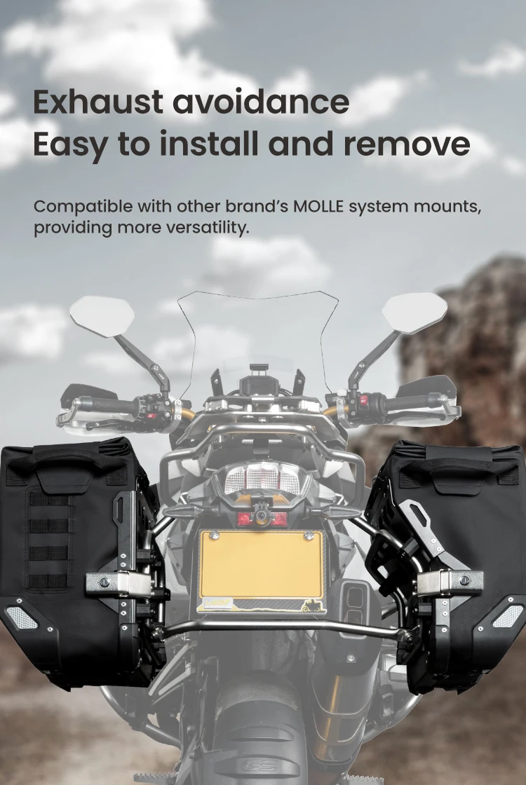 LOBOO Wanderer Series Side Bag - Ultimate Motorcycle Bag