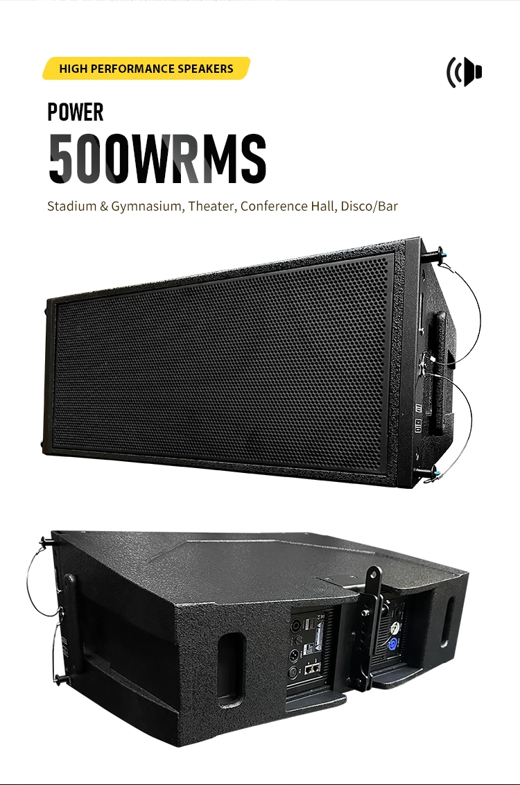 2-way Dual 10 Inch Neodymium Line Array Hdl210 Indoor Outdoor Sound ...