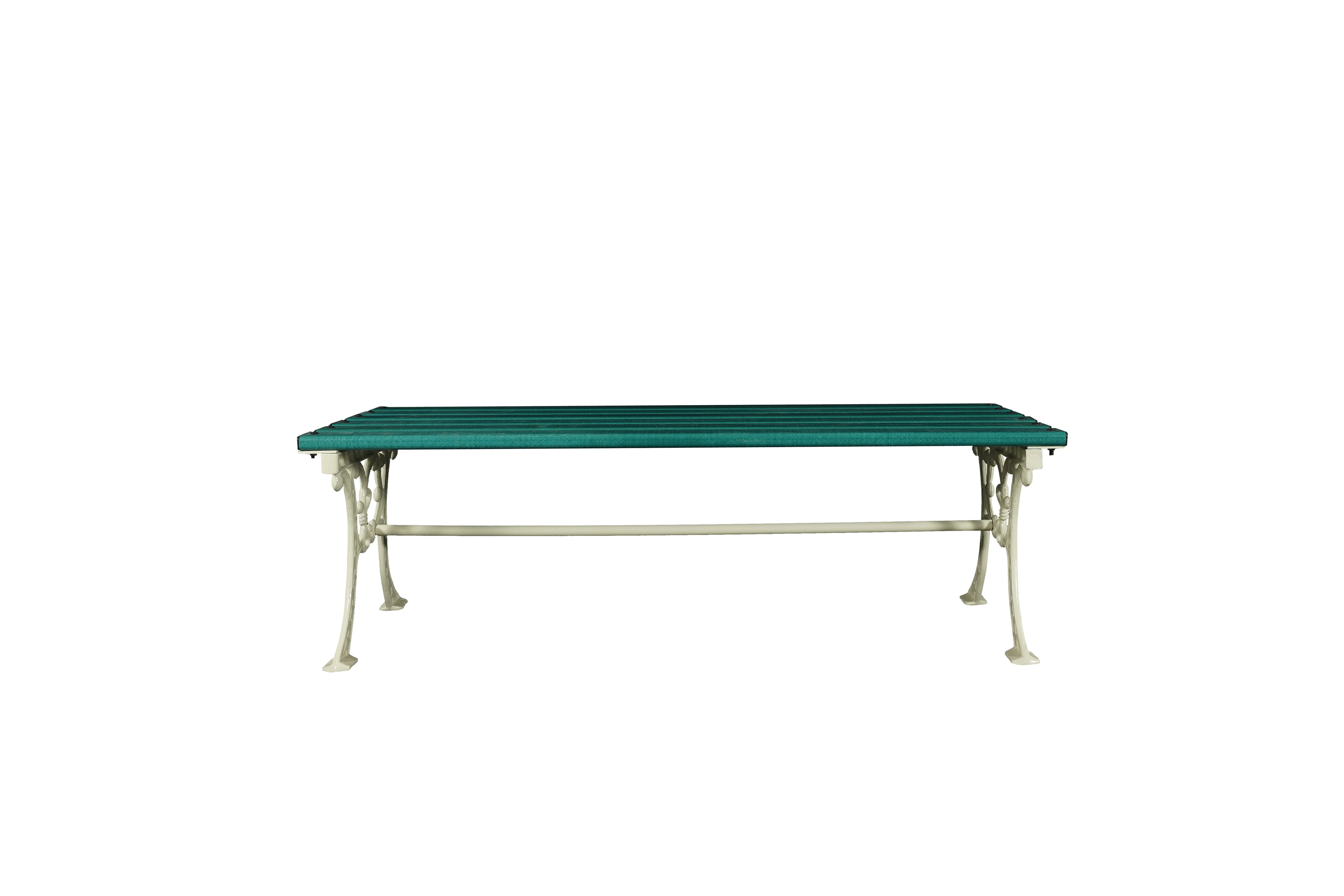 Outdoor Garden Bench Ornate Cast Iron Frame Perfect For Gardens Patios ...