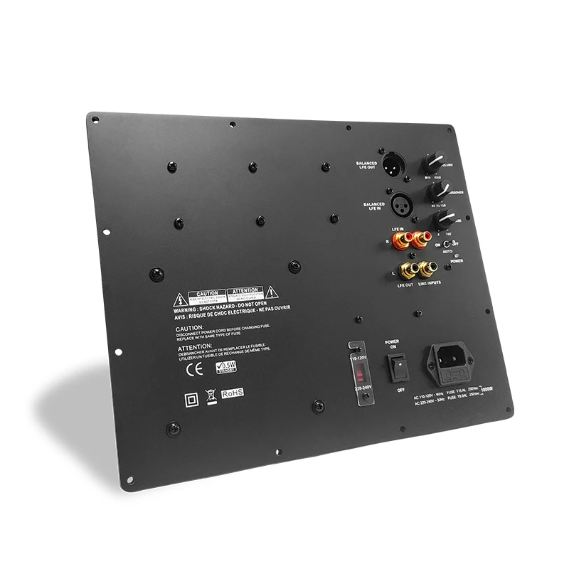 Class D Subwoofer Plate Amplifier internal components
