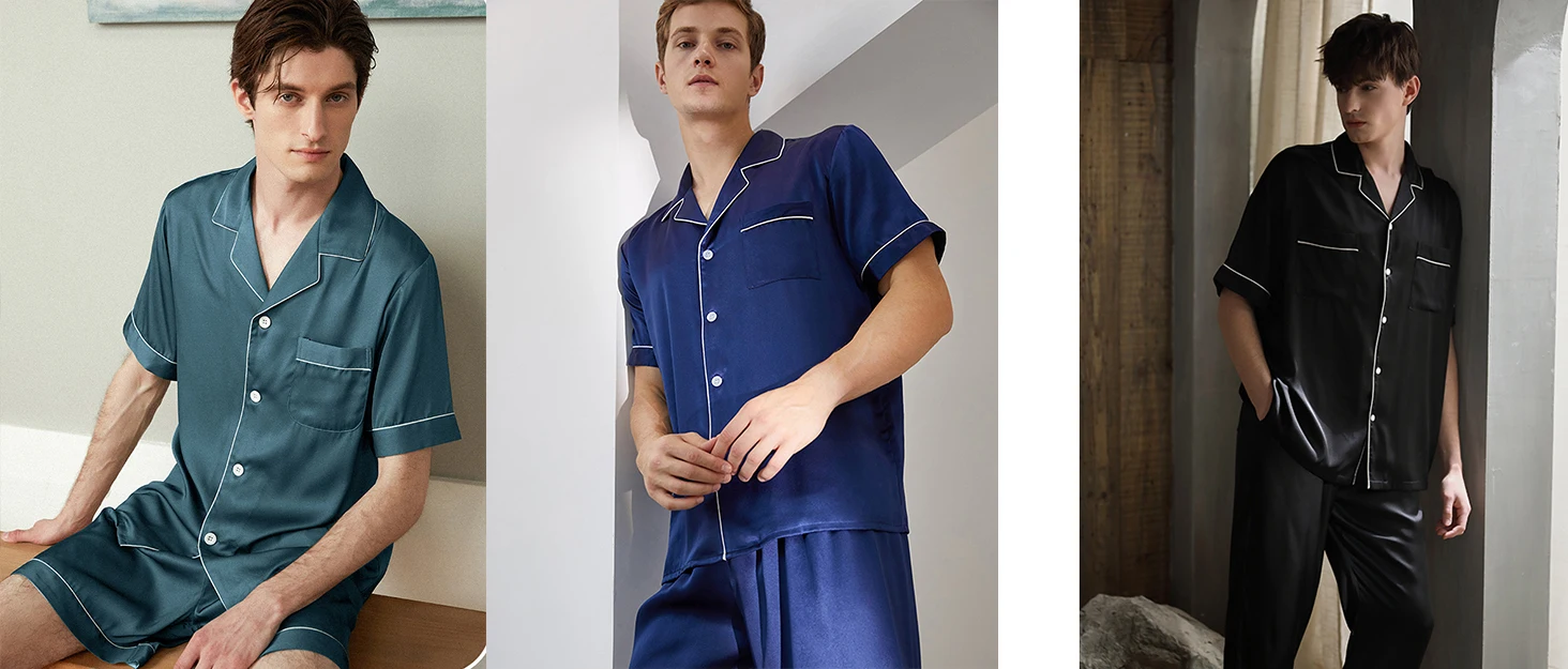 Prefect Sleepwear Men Comfortable Pjs Men's Organic Cotton Pajama Set ...