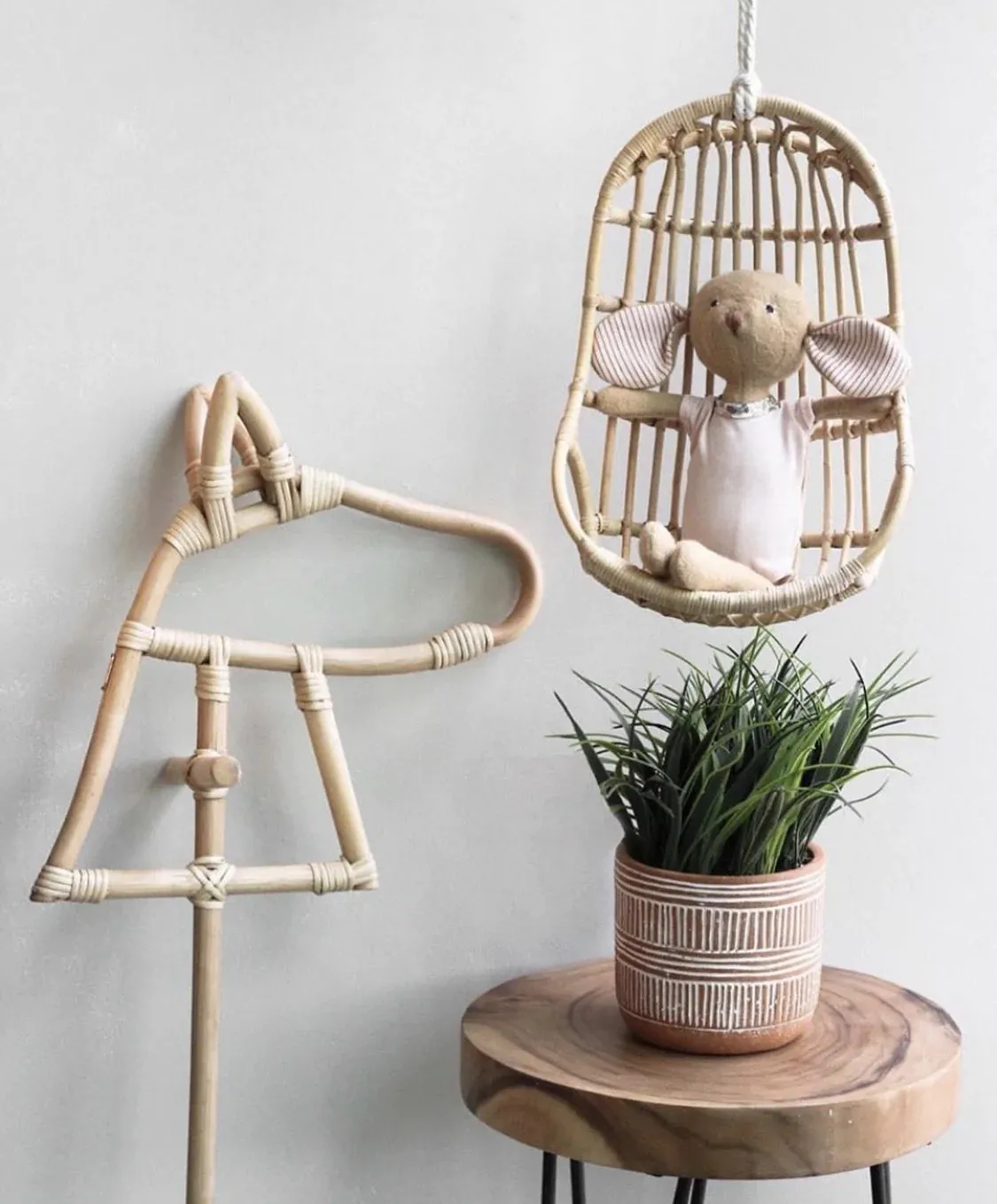Eco-friendly Rattan Hobby Horse - Perfect for Kids' Fun