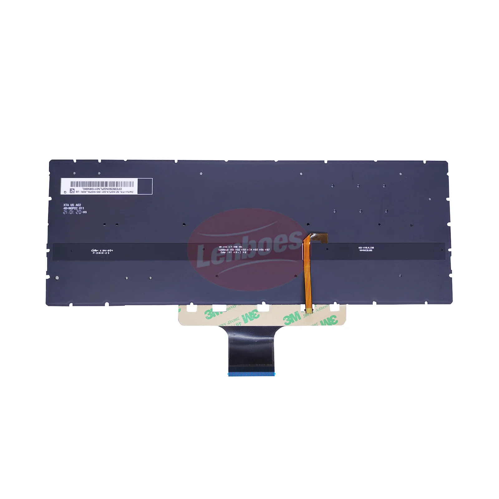 Nsk-xtnbw Laptop Keyboard With Backlit Ru Standard Russian Language ...