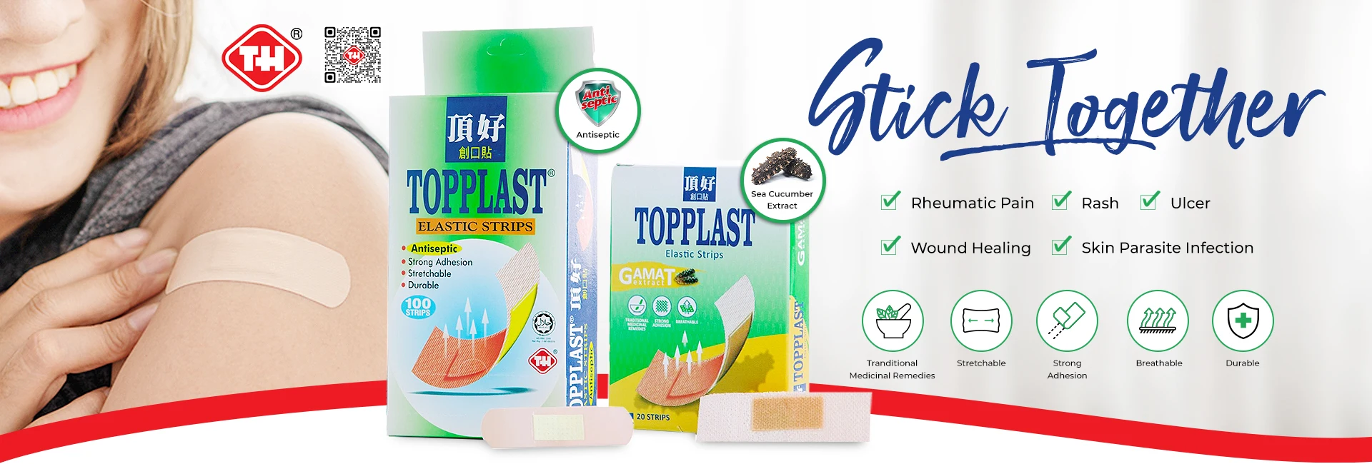 Best in Class Antiseptic Elastic Band Aid 100s Adhesive Bandages ...