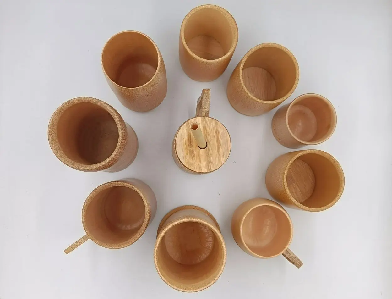Bamboo Craft for Sale - Customized Bamboo Cups from Vietnam