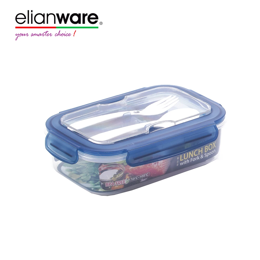 Elianware BPA Free Microwavable Lunch Box Bento Food Container Comes ...