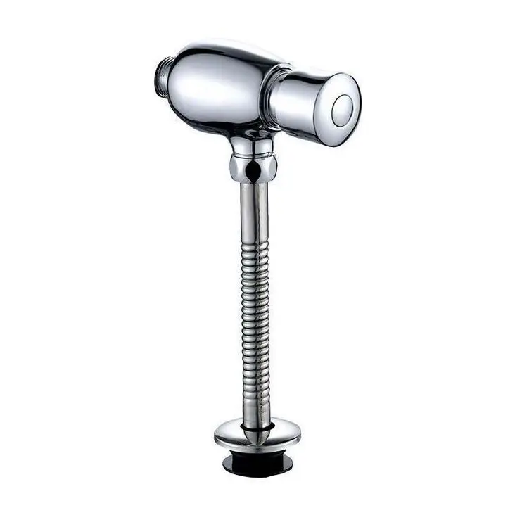 Push button self closing urinal flush valve time delay self closing ...