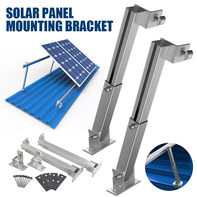 Solar Panel Mount Elevation Adjustable Rooftop System Brackets