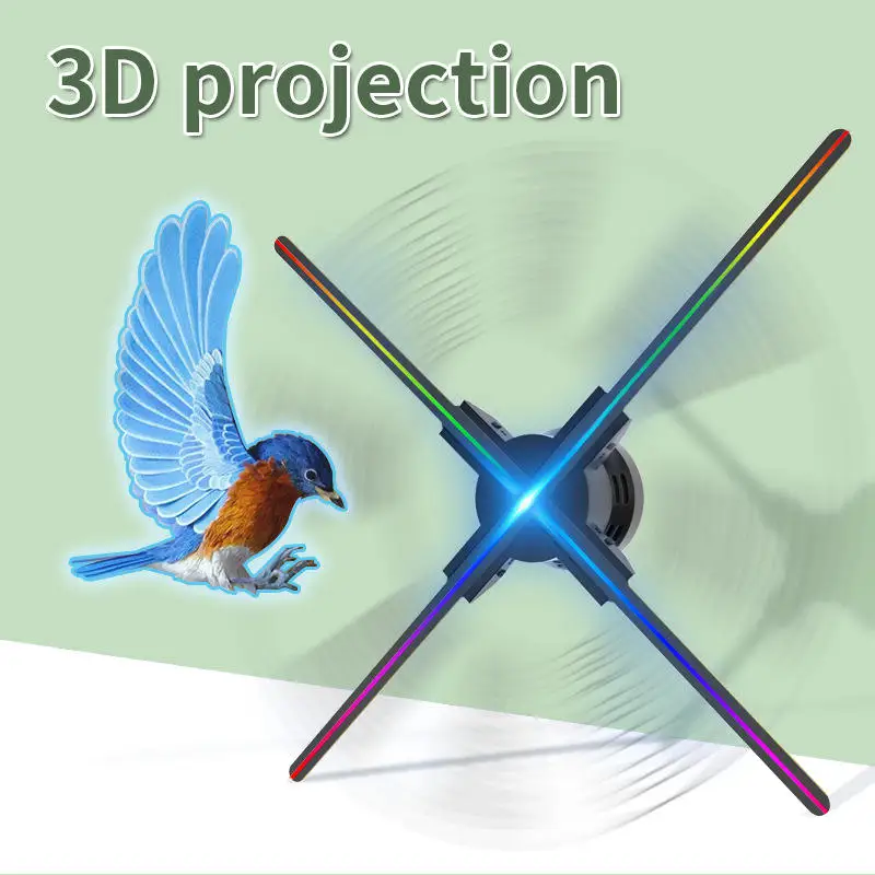 5D Hologram Advertising Fan - LED Holographic Display