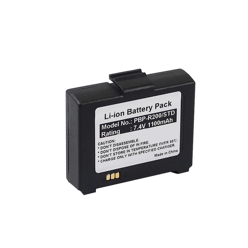 2ICP6/34/50 Li-ion Battery Pack 7.4V 1100mAh for PBP-R200/STD Barcode ...