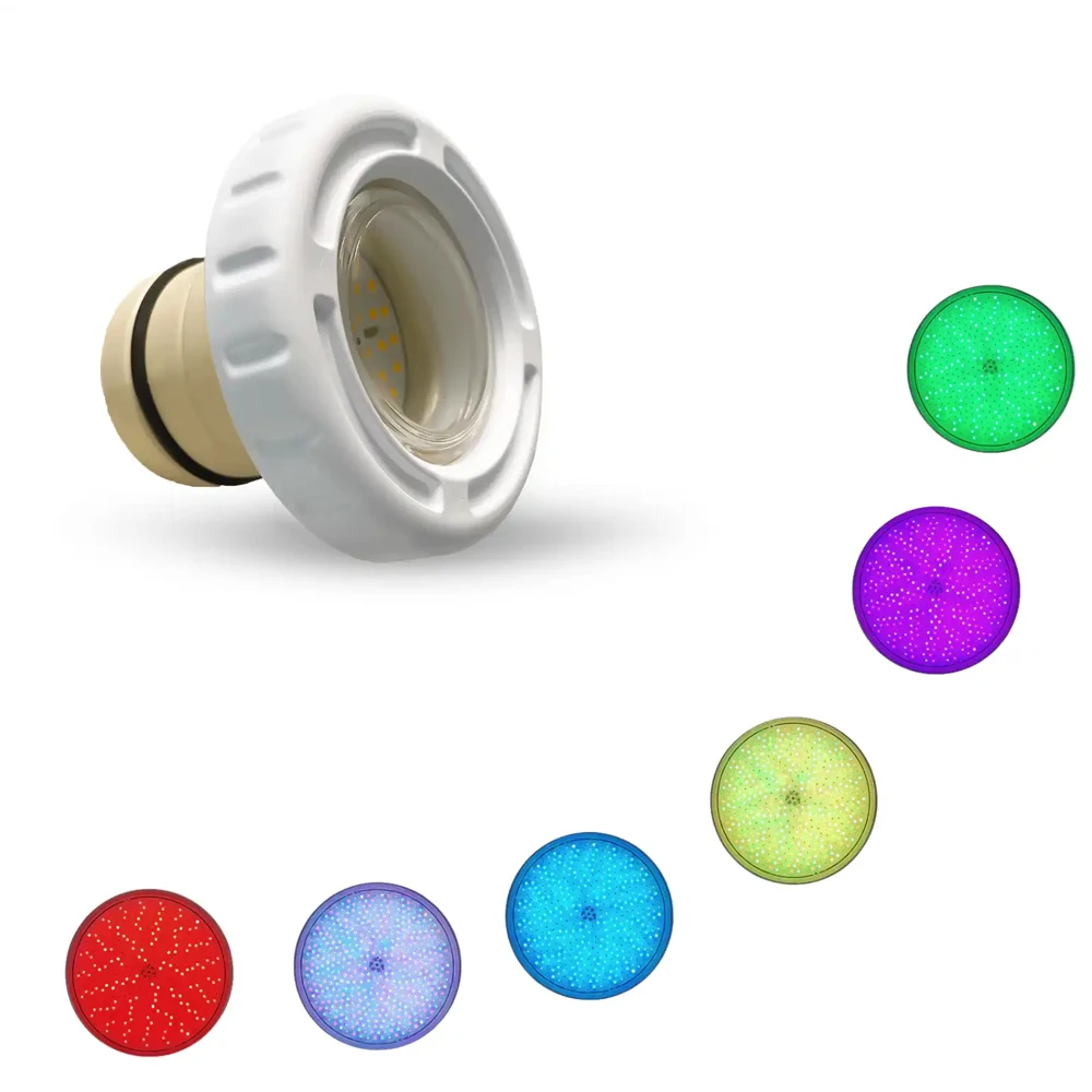 Fibropool Jacuzzi Light 9.5cm Abs Housing 6w Rgb Crafted With Durable ...