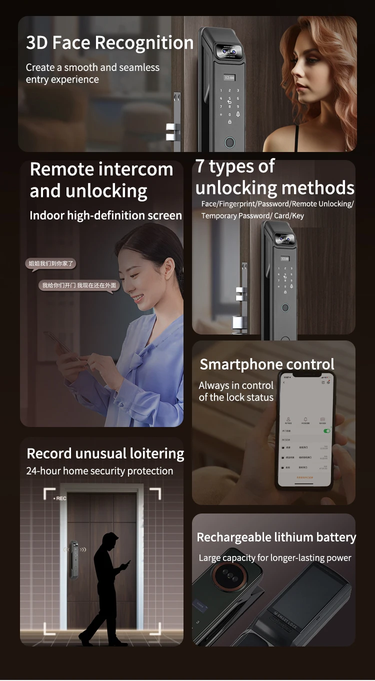 Face ID Smart Lock - Secure Your Door with Ease
