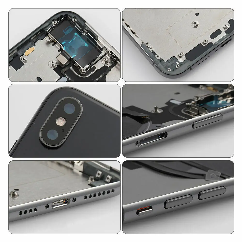 Replacement Mid-frame Chassis Back Housing Cover For Iphone Xs Full ...