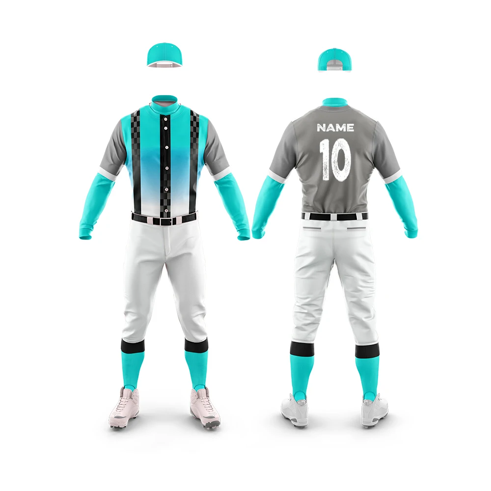 2024 Sublimation Men Baseball Uniform Customized Baseball Shirts ...