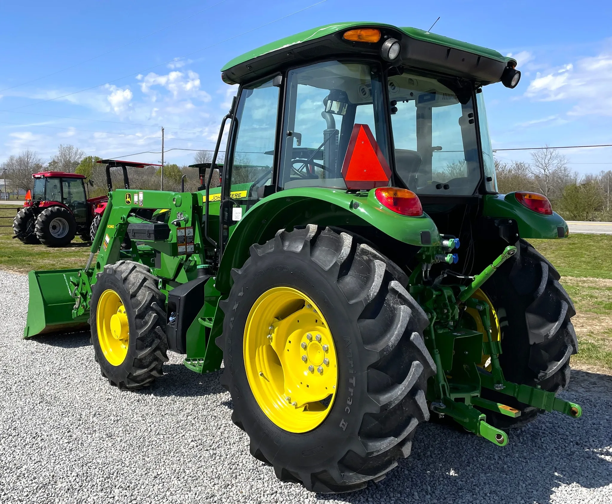 2017 John Deere 4066M Tractor - 66 HP, 4x4, Backhoe Attachment
