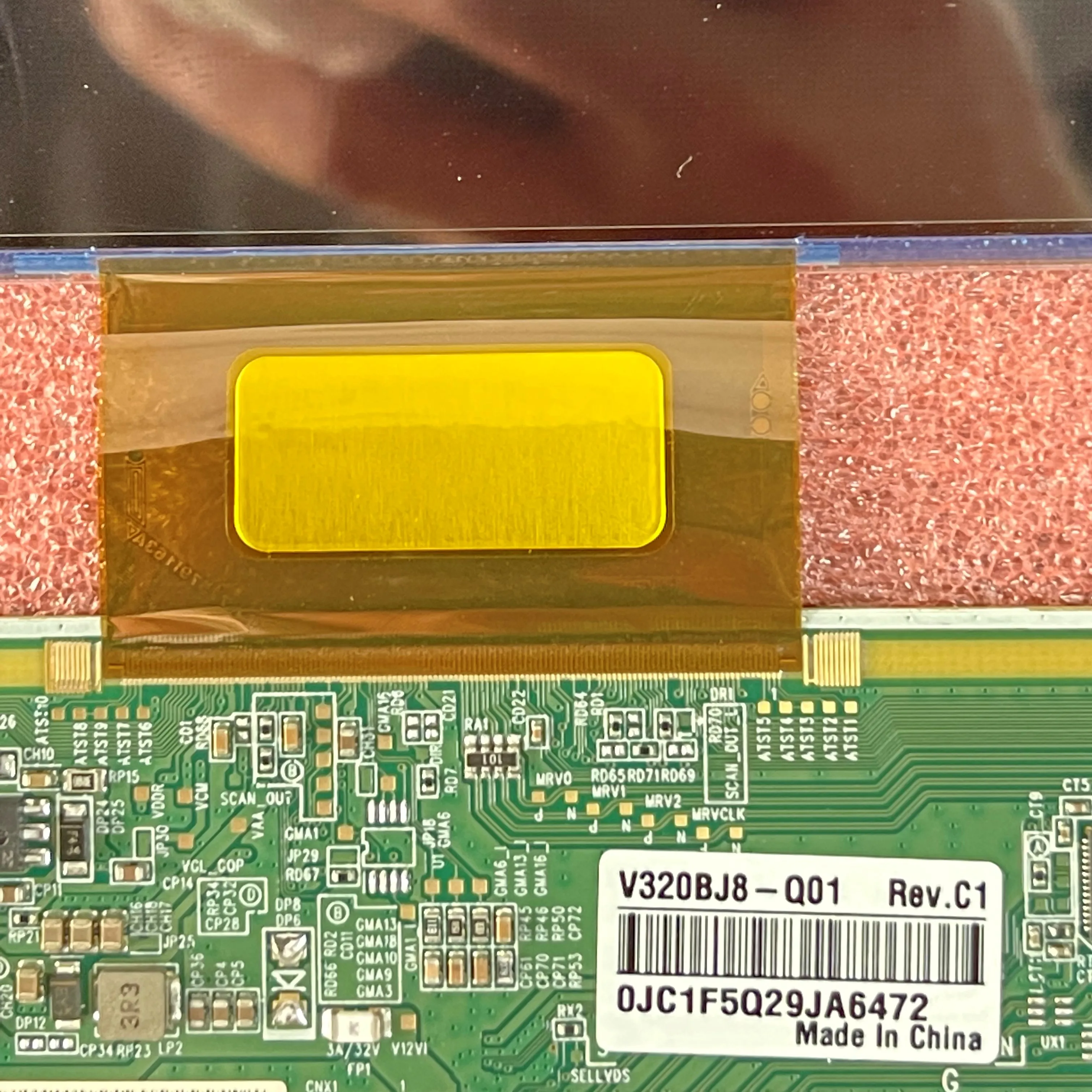 Led Display 32 Inch Lcd Panels V320bj8-q01 Tv Screen Replacement 32 ...