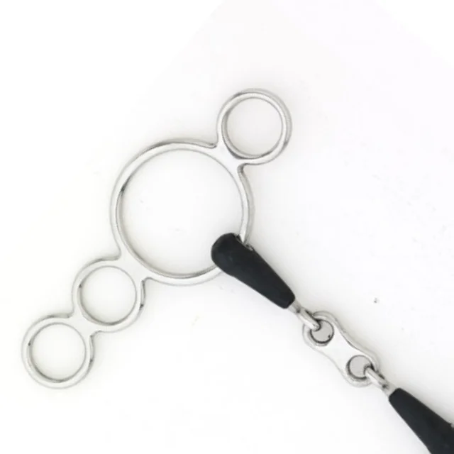New Design Custom Stainless Steel 3-ring Gag French Link Mouth Horse ...