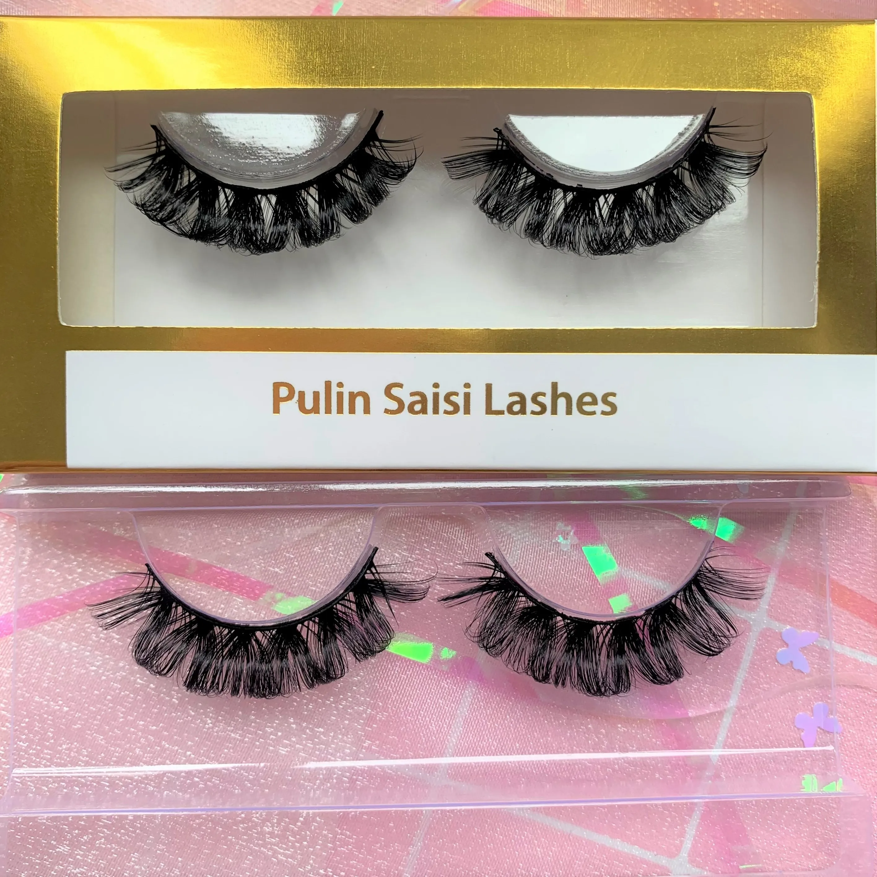 Pestanas Russian Eyelashes Strip False Mini Suitcase Faux Mink Lashes ...