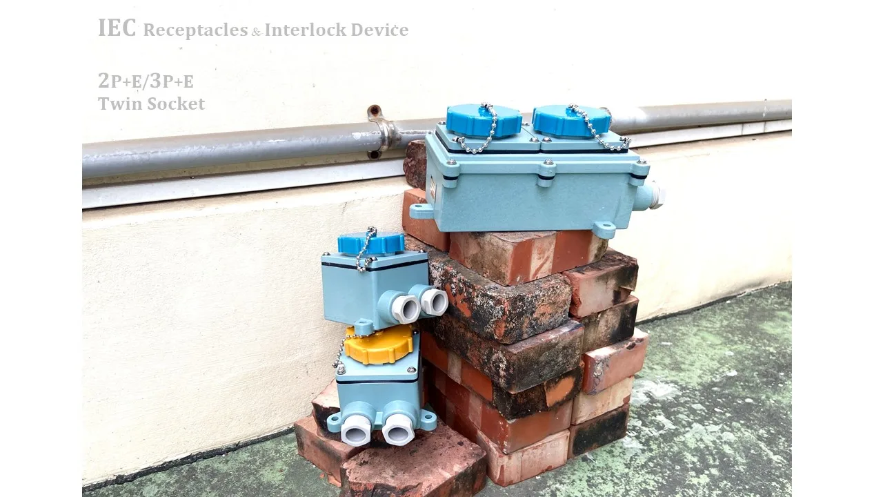 Industrial Outdoor Red Blue Ac 380v 460v 16a 20a Yacht Outdoor 3p Iec ...