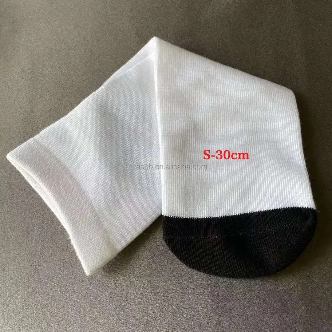 Diy Printing Custom Blank Sublimation Performance Crew Long Sock With Toe And Heel - Buy Diy ...