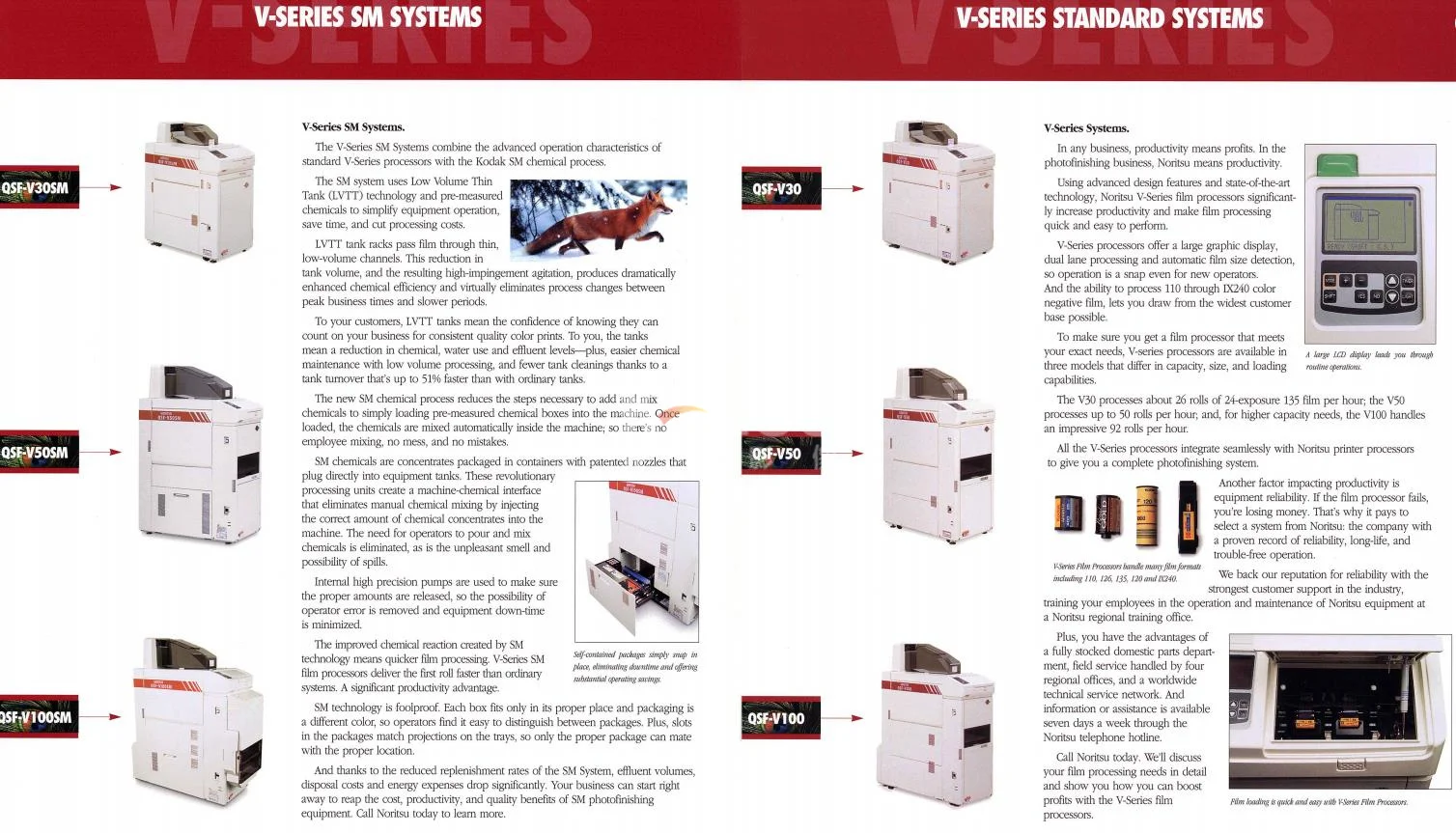 Noritsu QSF V30 Film Processor Minilab V30 - Automatic